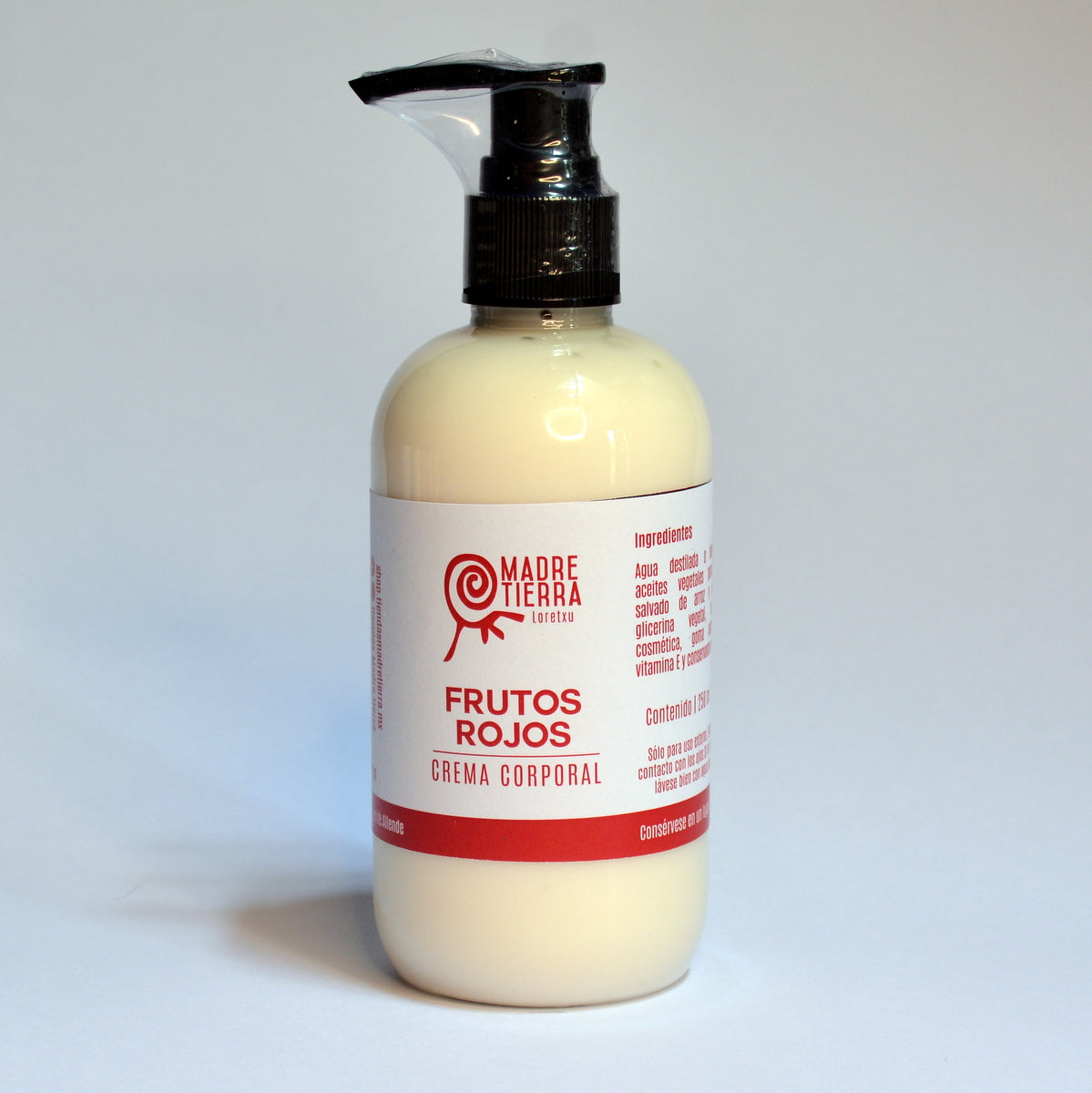 Crema corporal de Frutos Rojos 250 ml – Madre Tierra Shop